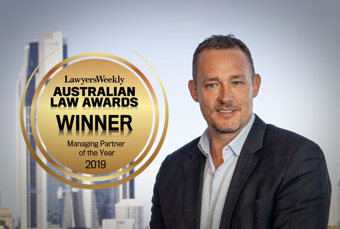 'John Ramsden Managing Partner of the Year' 2019 | Ramsden Lawyers